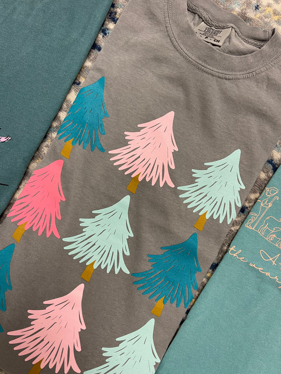 Pastel Christmas Trees – Stacy B Creations